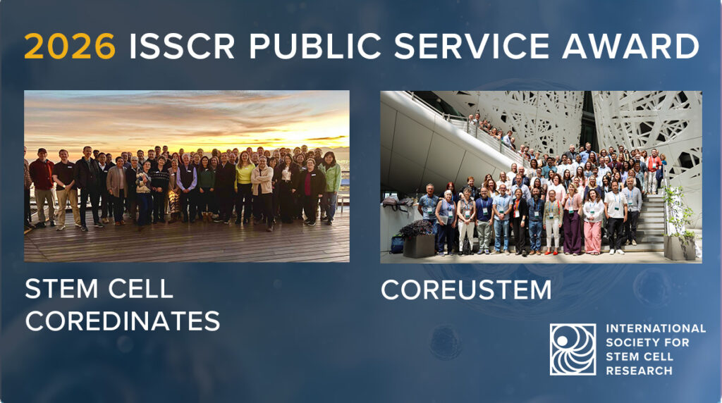 2026 ISSCR Public Service Award - CorEuStem